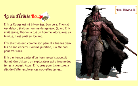 La famille d'Erik le Rouge by M. M. on Prezi