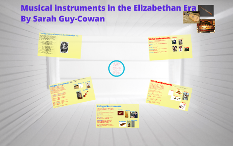 Musical instruments in the Elizabethan Era by Sarah Guy-Cowan