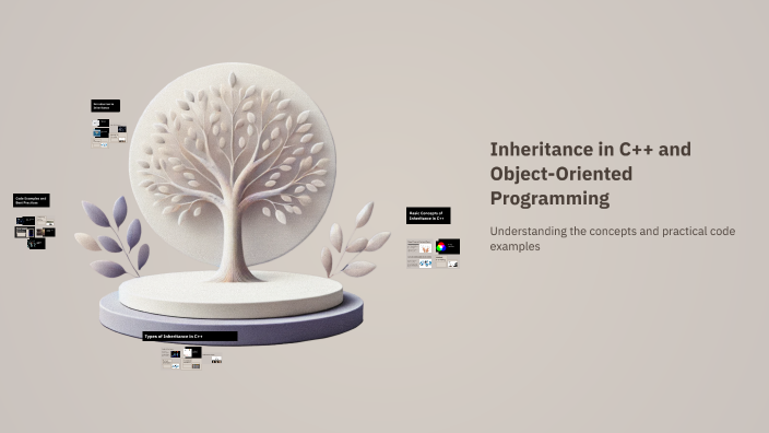 Inheritance in C++ and Object-Oriented Programming by Varshini.M.S on Prezi