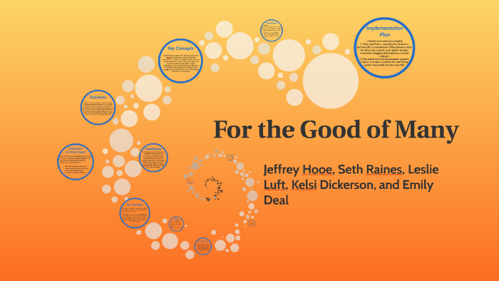 For the Good of Many by Jeffrey Hooe on Prezi