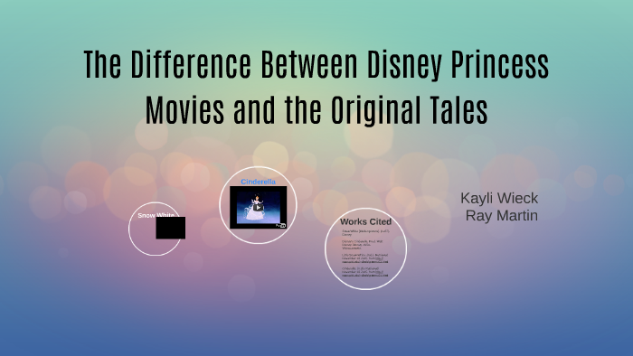 The Difference Between Disney Princess Movies and the Origin by kayli ...