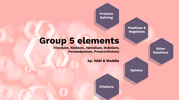 Group 5 elements by Abbigail Olsen on Prezi