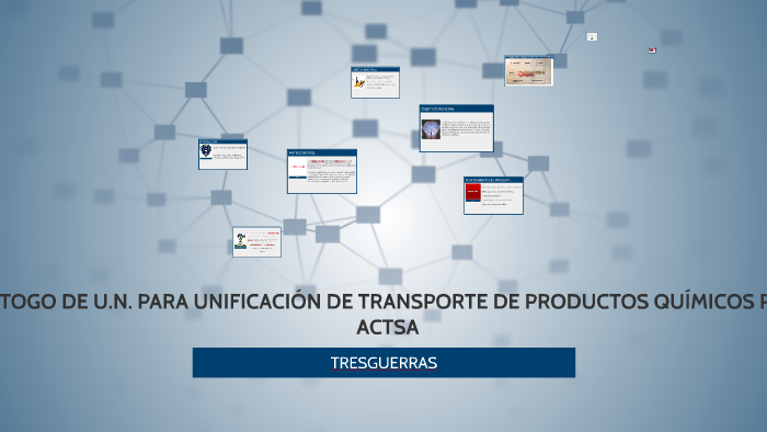 CATOGO DE U.N. PARA UNIFICACIÓN DE TRANSPORTE DE PRODUCTOS Q by ...