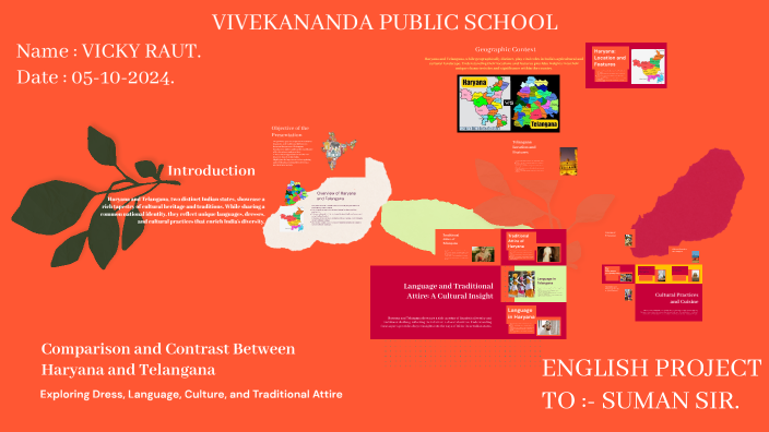 Comparison and Contrast Between Haryana and Telangana by vicky raut on Prezi