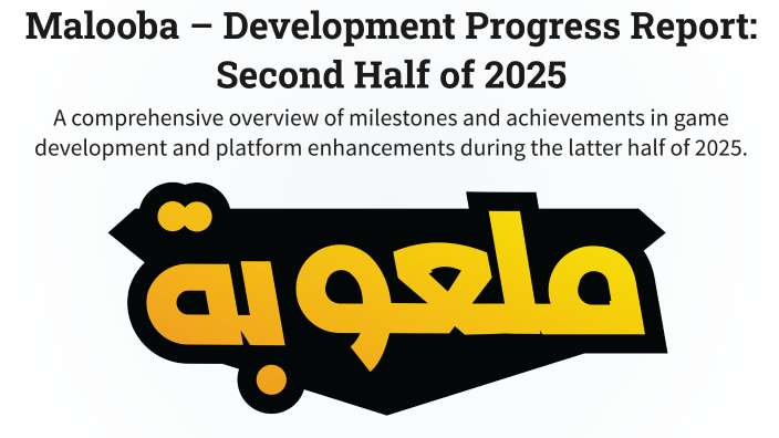 Malooba – Development Progress Report: Second Half of 2025 by Pain MOE ...