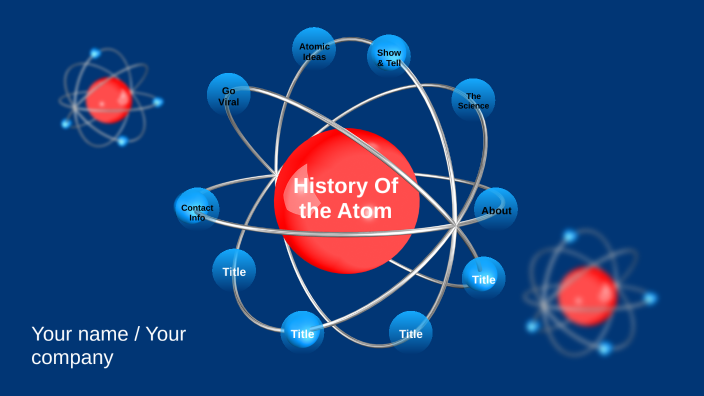 History of the atom project by Kevin Caban on Prezi