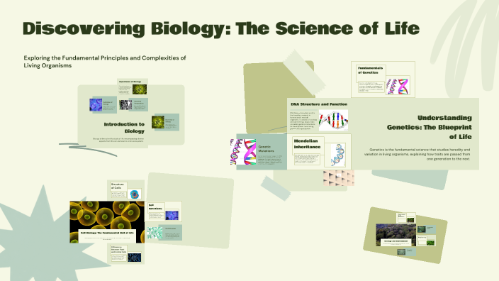 Discovering Biology: The Science of Life by Tiên Nguyễn on Prezi