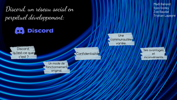 Discord - Présentation by Trystan Lapeyre on Prezi