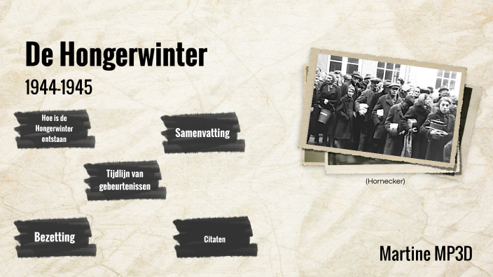 De Hongerwinter in Nederland by Martine Goos on Prezi