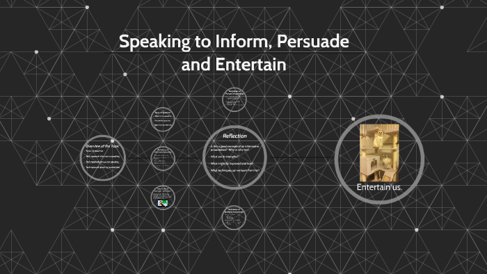 Speaking to Inform, Persuade by Rachel Stuart on Prezi