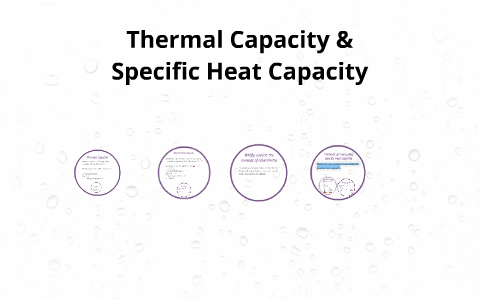 Thermal and Specific Heat Capacity by Ernest Ching on Prezi