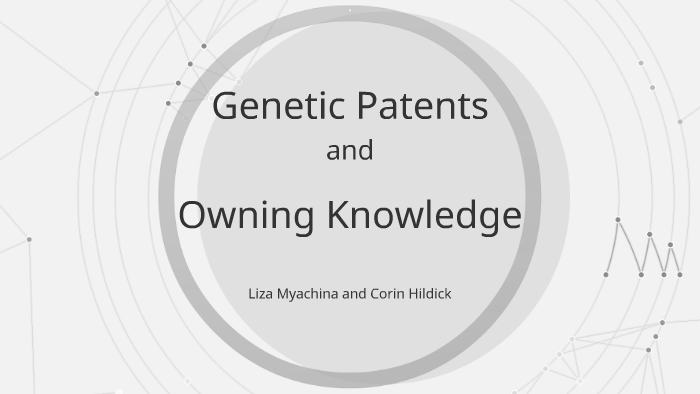 Genetic Patents by C H on Prezi