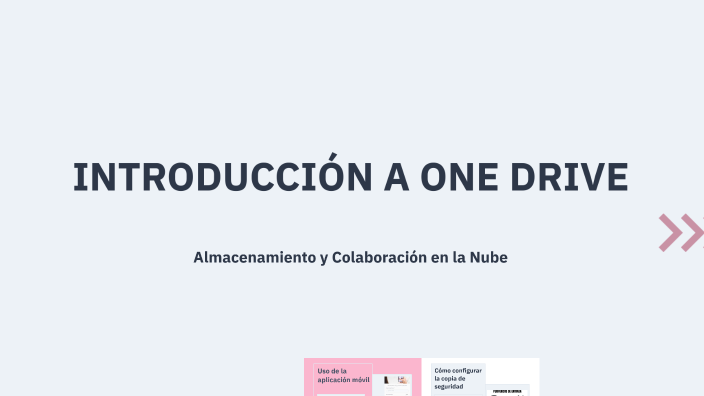 INTRODUCCIÓN A ONE DRIVE by Priscila Martinez Padilla on Prezi