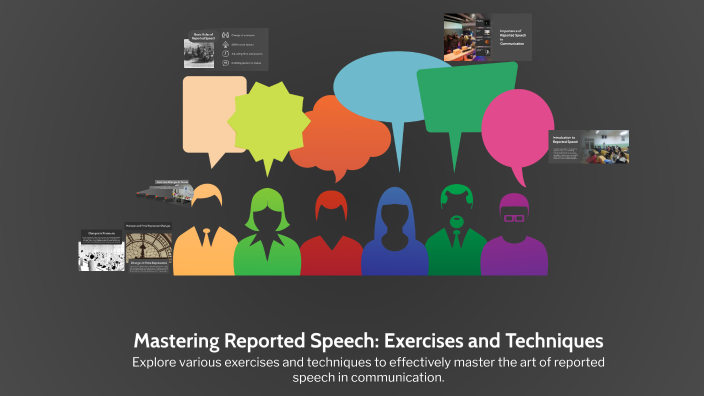 Mastering Reported Speech: Exercises and Techniques by Milica ...