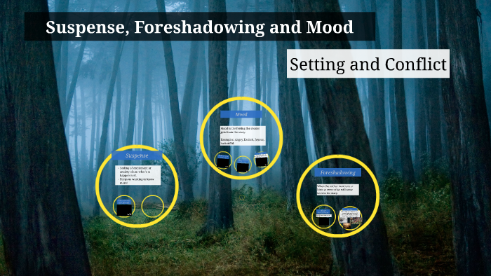 Mood, Suspense, Foreshadowing, Setting, Conflict by Angela Lee on Prezi