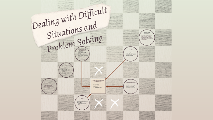 Dealing with Difficult Situations and Problem Solving by Jamie Caress ...