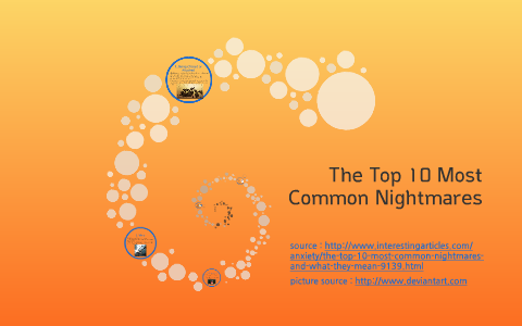 The Top 10 Most Common Nightmares by 유전자 자 on Prezi