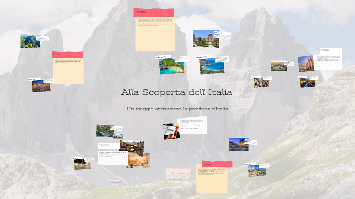 Alla Scoperta dell'Italia by Anna Sabatinelli on Prezi