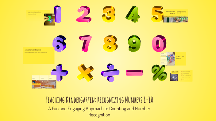 Teaching Kindergarten: Recognizing Numbers 1-10 by Sean Lee on Prezi