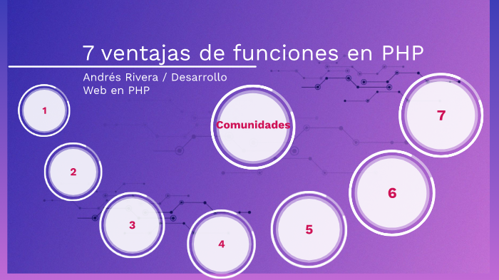 7 Razones para usar funciones en PHP by Andrés Rivera Giraldo