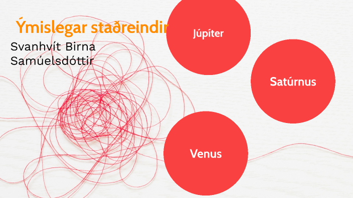 Ýmislegt by Svanhvit Birna on Prezi