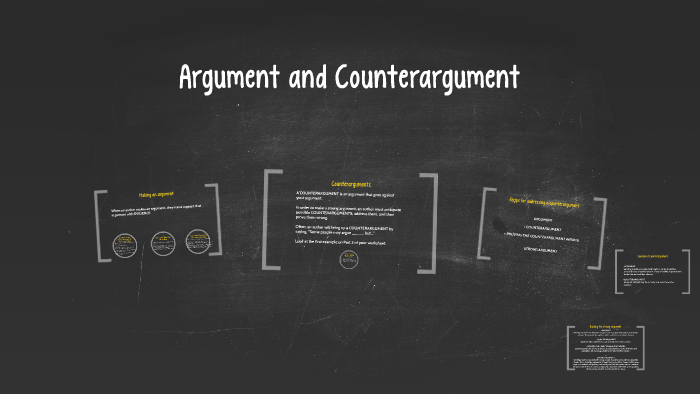 Argument and Counterargument by on Prezi