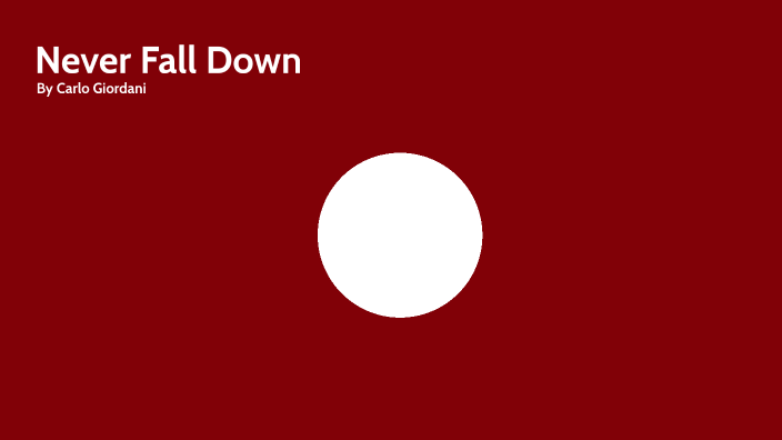 Never Fall Down Carlo Giordani by Carlo Giordani on Prezi