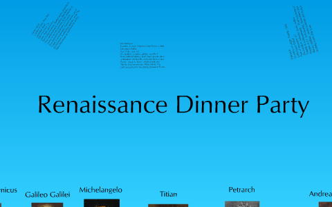 Renaissance Dinner Party by Marah Sakkal on Prezi