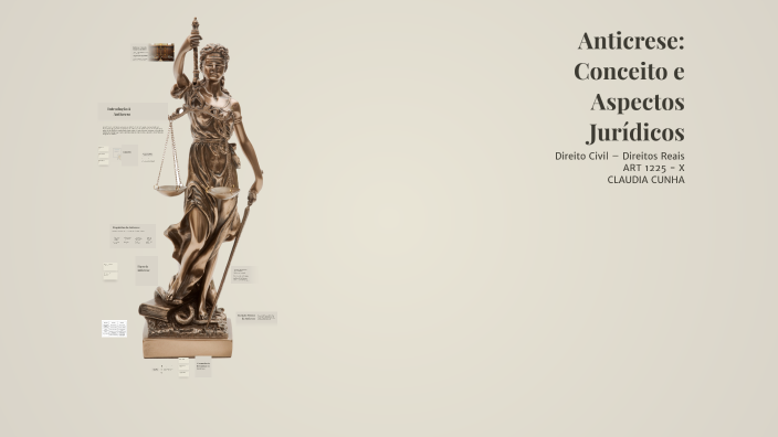 Anticrese: Conceito e Aspectos Jurídicos by claudia cunha on Prezi