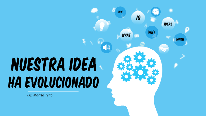 5. NUESTRA IDEA HA EVOLUCIONADO by marisa tello on Prezi