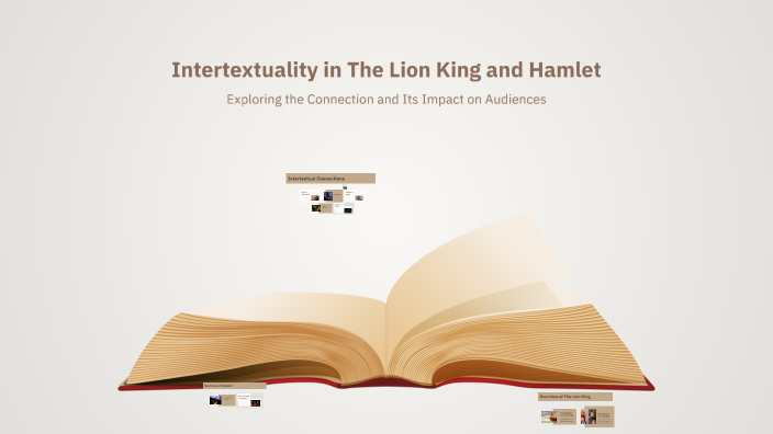 Intertextuality in The Lion King and Hamlet by Jasper Rathsmann on Prezi