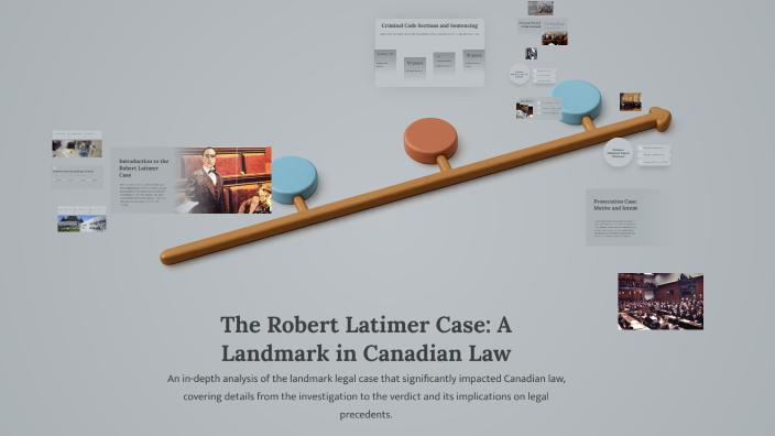 The Robert Latimer Case: A Landmark in Canadian Law by drew hiebert on ...
