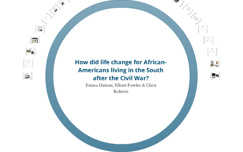 How did life change for African-Americans living in the South after the ...