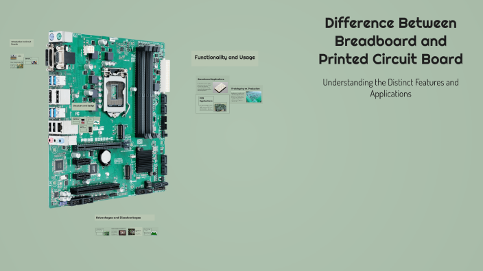 Difference Between Breadboard and Printed Circuit Board by Wagner Silva ...