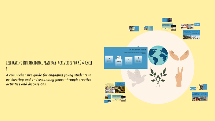 Celebrating International Peace Day: Activities for KG & Cycle 1 by ...