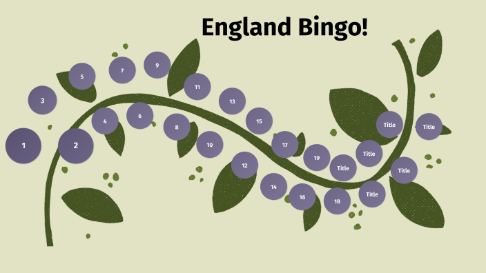 England Bingo by Natalie Williams on Prezi