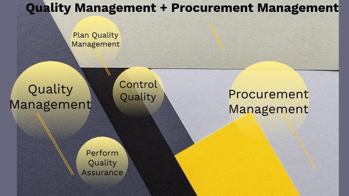 Quality Management + Procurement Management by Matei Alexandru on Prezi