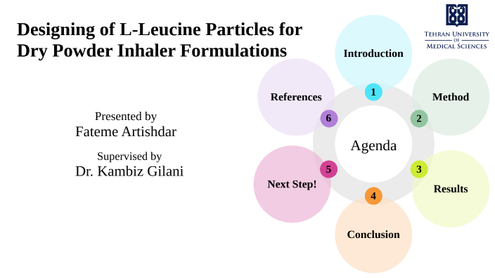 Designing of L-leucine Particles for Dry Powder Inhaler Formulations by ...