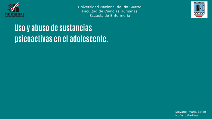 Uso Y Abuso De Sustancias Psicoactivas En El Adolescente By Belen