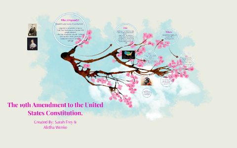 The 19th Amendment to the United States Constitution. by Aletha Wenke ...