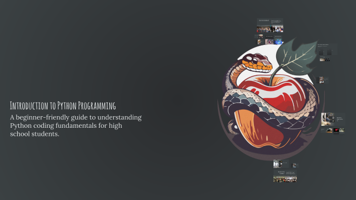 Introduction to Python Programming by Vipul's Study account on Prezi