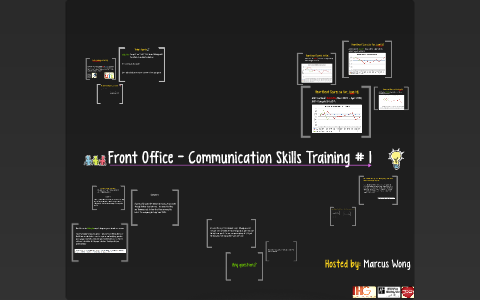 Front Office – Communication Skills Training # 1 by Marcus Wong on Prezi