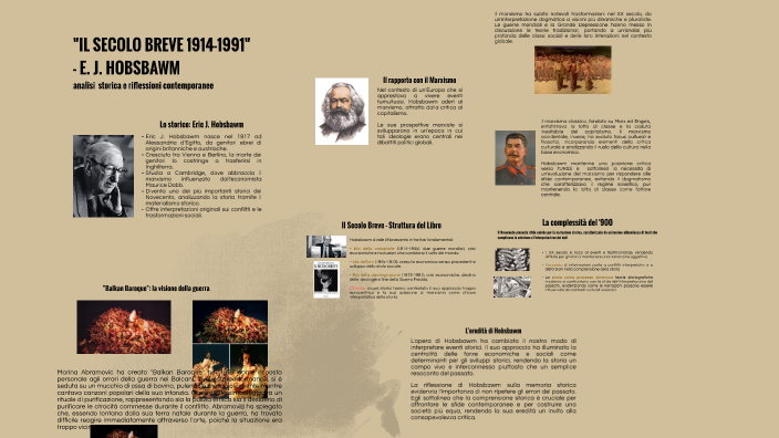 "IL SECOLO BREVE 1914-1991" - E. J. HOBSBAWM analisi storica e ...