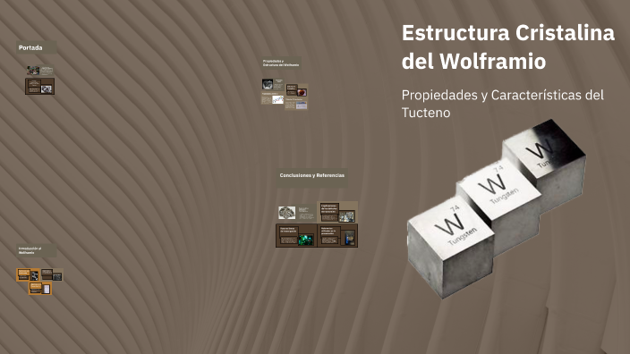 Estructura Cristalina del Wolframio by María Fernanda Uribe Verdín on Prezi