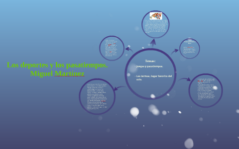 Los deportes y los pasatiempos by miguel martinez on Prezi