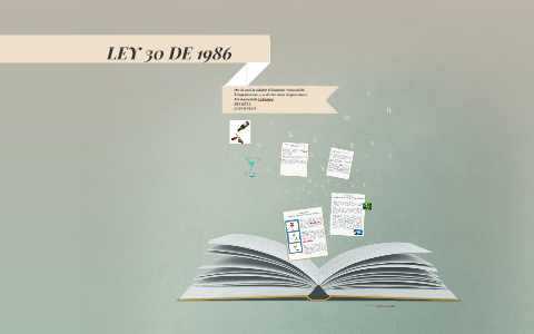 LEY 30 DE 1986 by on Prezi