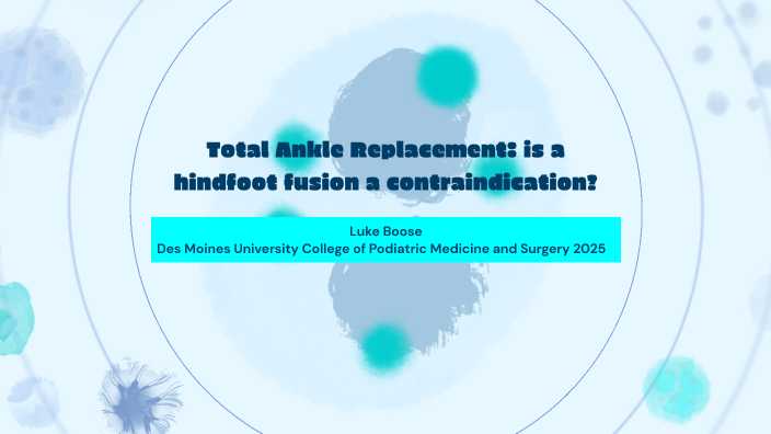 Total Ankle Replacement: is a hindfoot fusion a contraindication? by ...