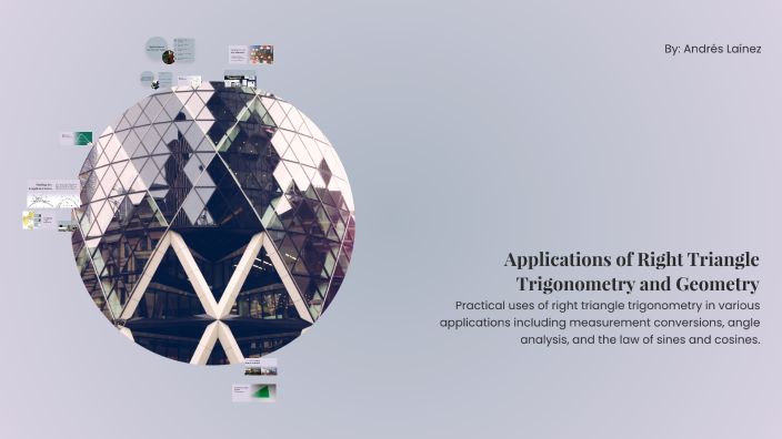 Real-World Applications of Right Triangle Trigonometry by Andrés Laínez ...