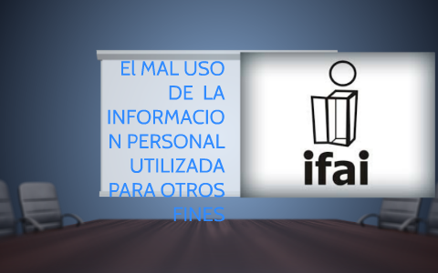 el mal uso de la informacion personal utilizada para otros f by Veero ...