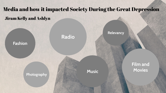 Media and How it Impacted Society During the Great Depression by Ashlyn ...